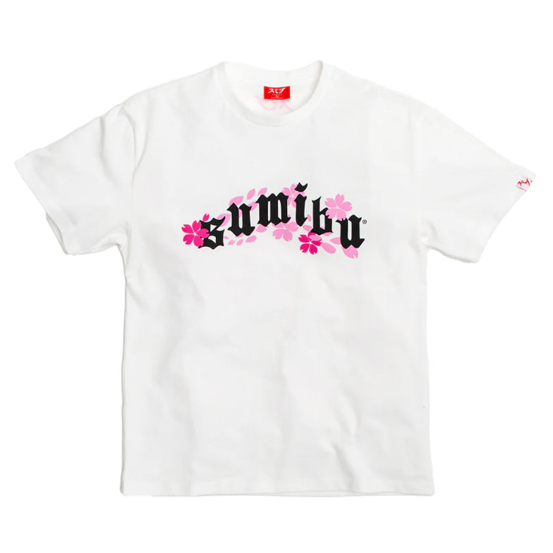 White Ol' Sumibu Sakura Tee